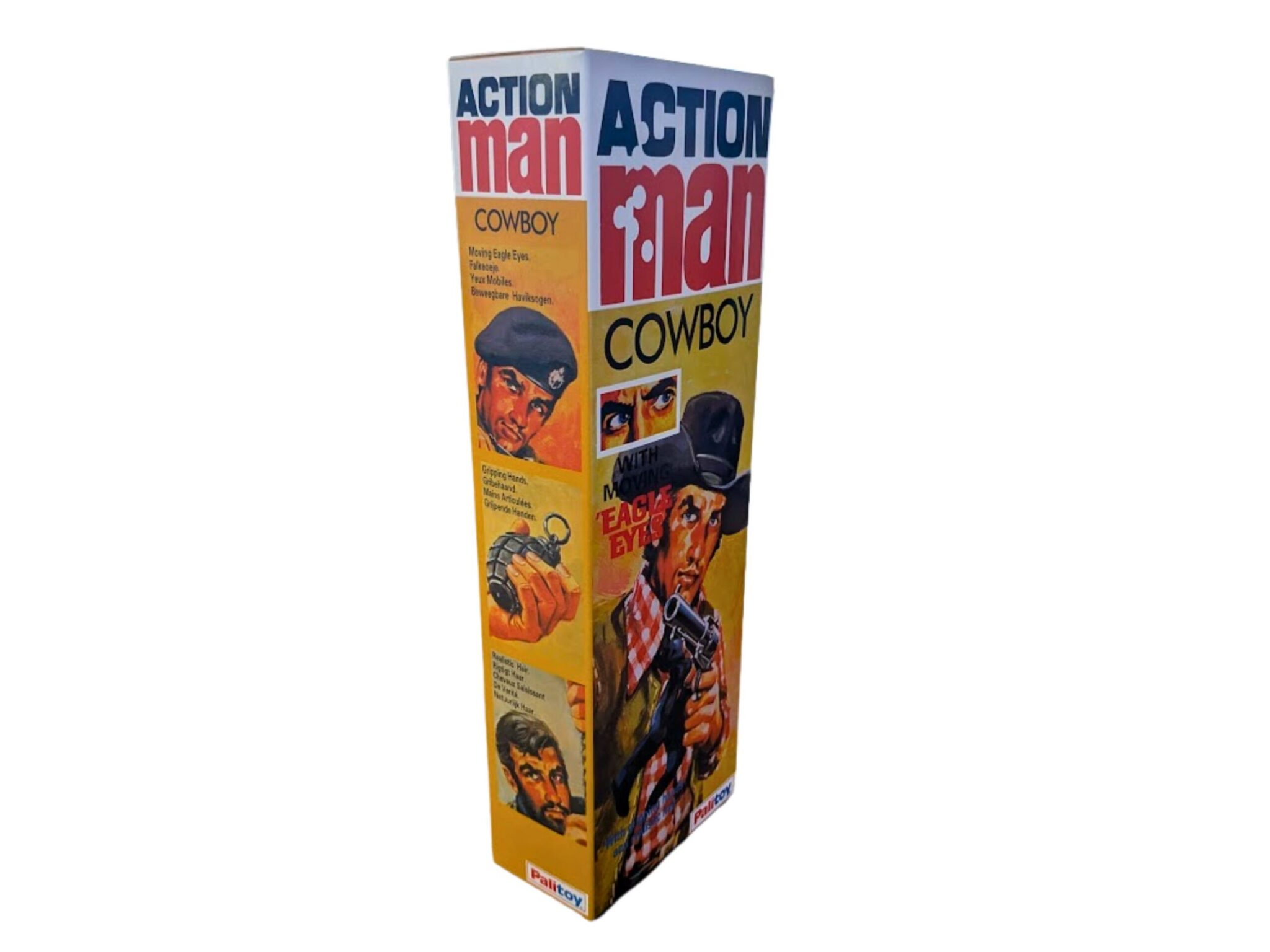 Palitoy Action Man - Cowboy with Eagle Eyes Repro Box
