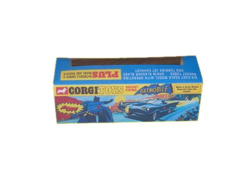 Corgi Toys 267 Batmobile Red Wheels 1973 Repro Box