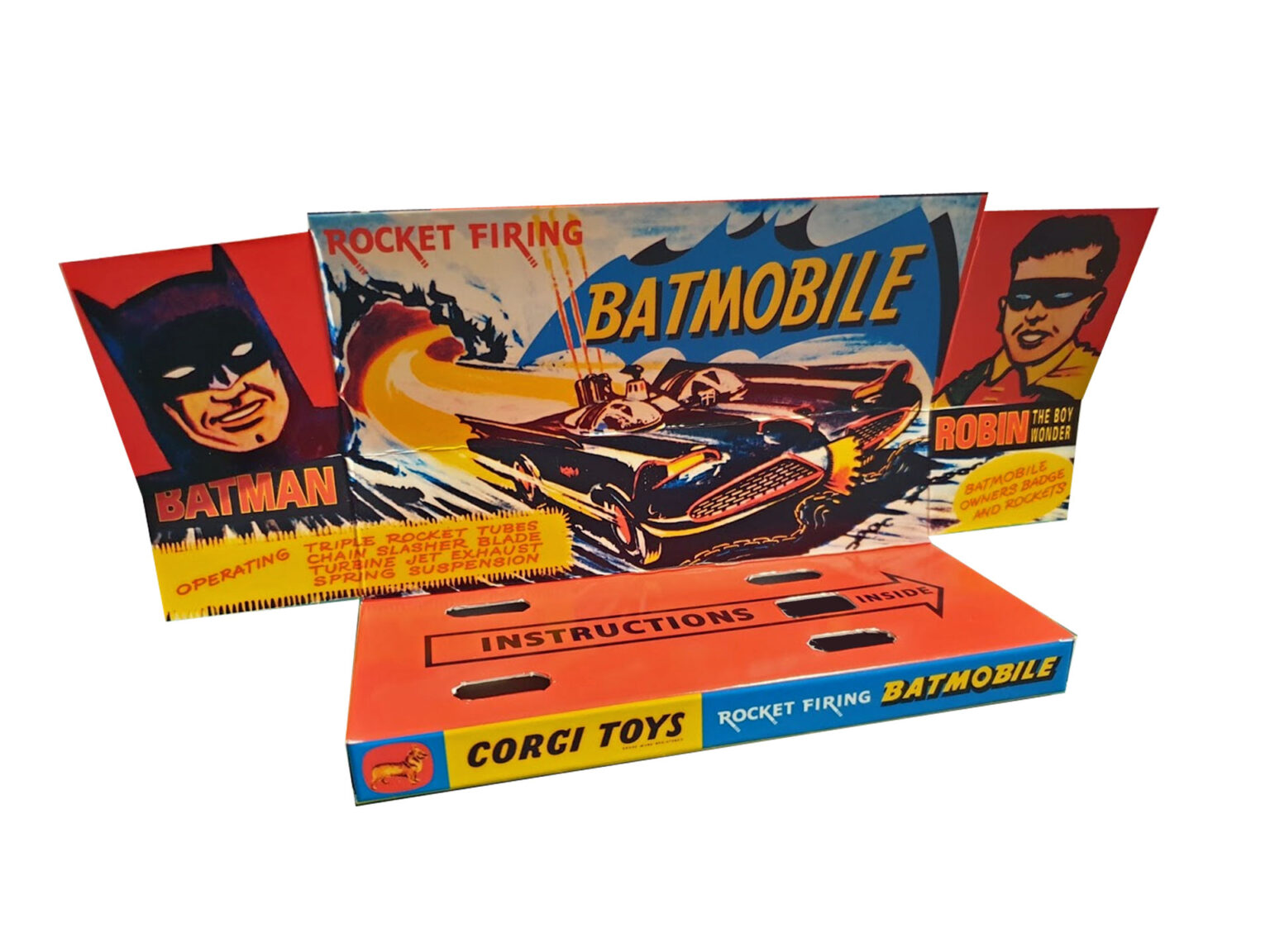 Corgi Toys 267 Batmobile 1966 Repro Box