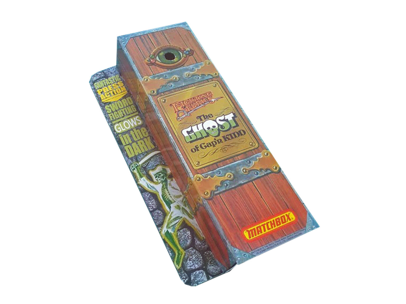 Matchbox Fighting Furies Ghost of Cap'n Kidd Figure Repro Box