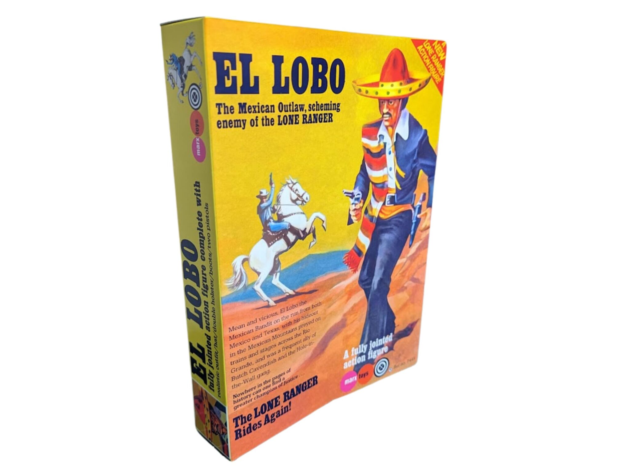 Marx Toys El Lobo Figure Repro Box