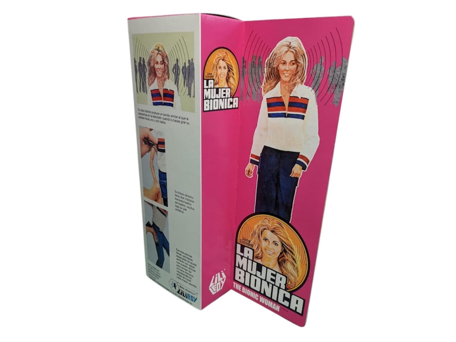 Lili Ledy La Mujer Bionica Figure Repro Box