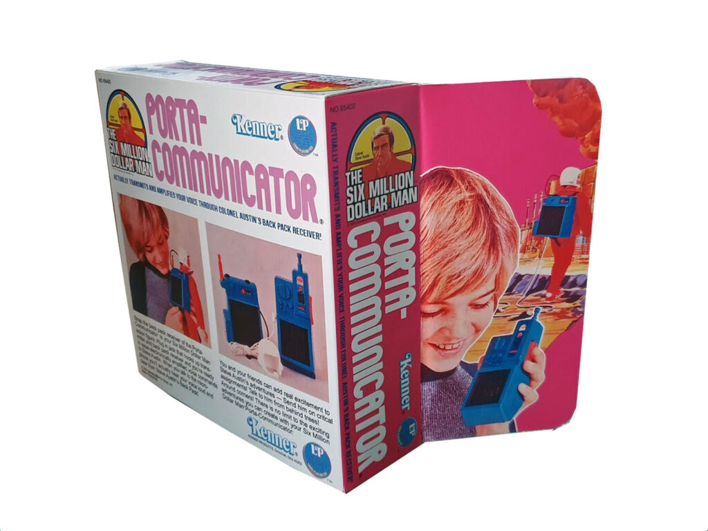 Kenner Six Million Dollar Man Porta-Communicator Reproduction Box