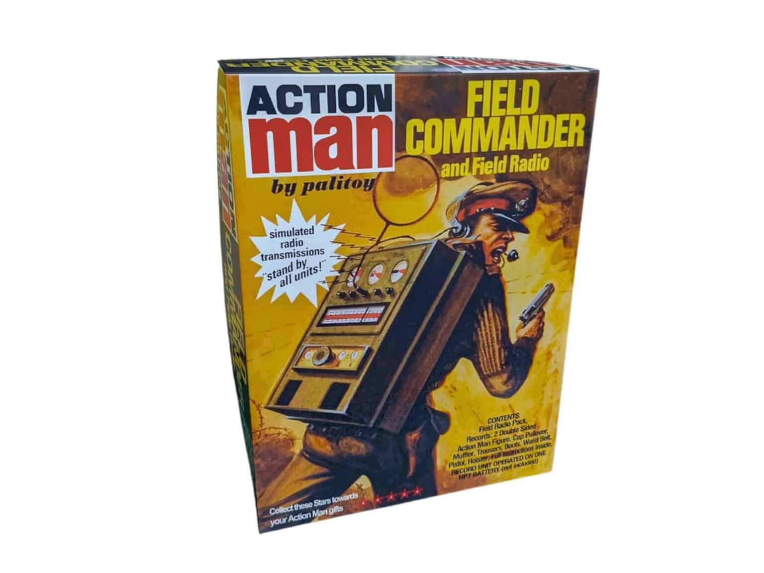 Palitoy Action Man - Field Commander and Field Radio Repro Box