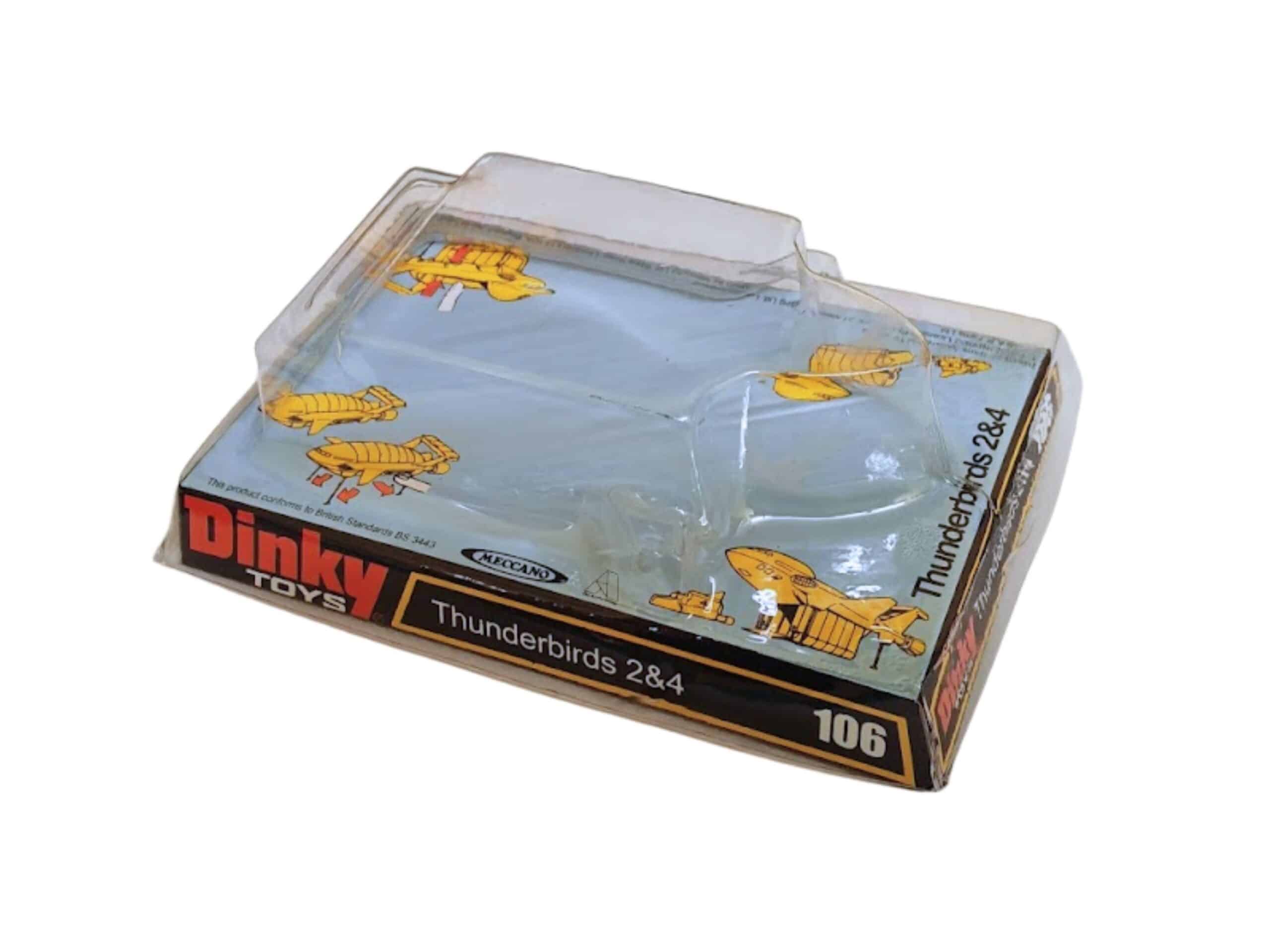Dinky Toys 106 Thunderbird 2 Blister/Bubble Repro Box