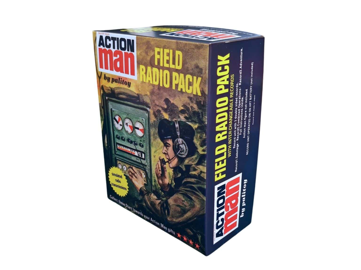 Palitoy Action Man - Field Radio Pack Repro Box