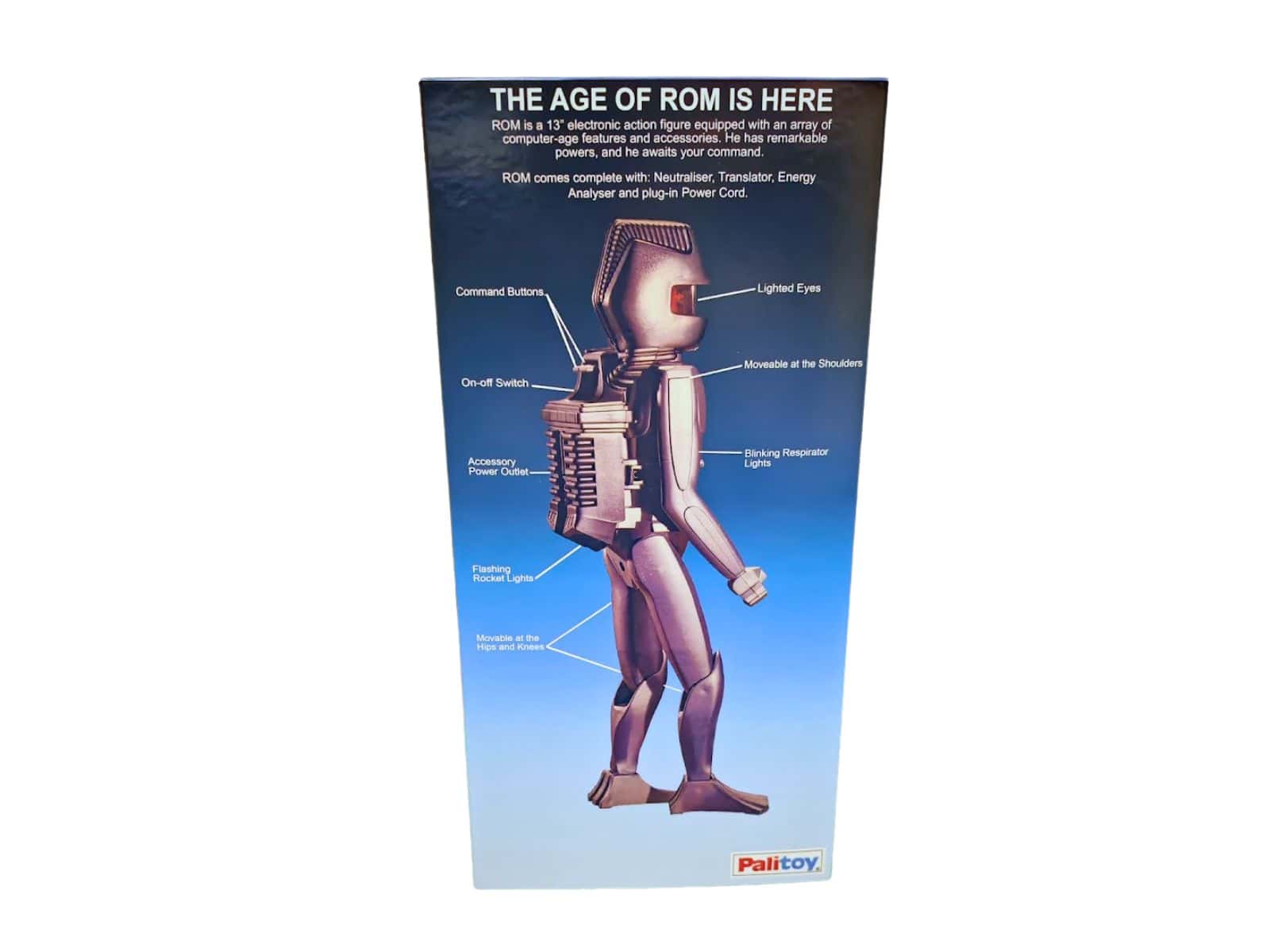 Palitoy Action Man - ROM The Space Knight Repro Box